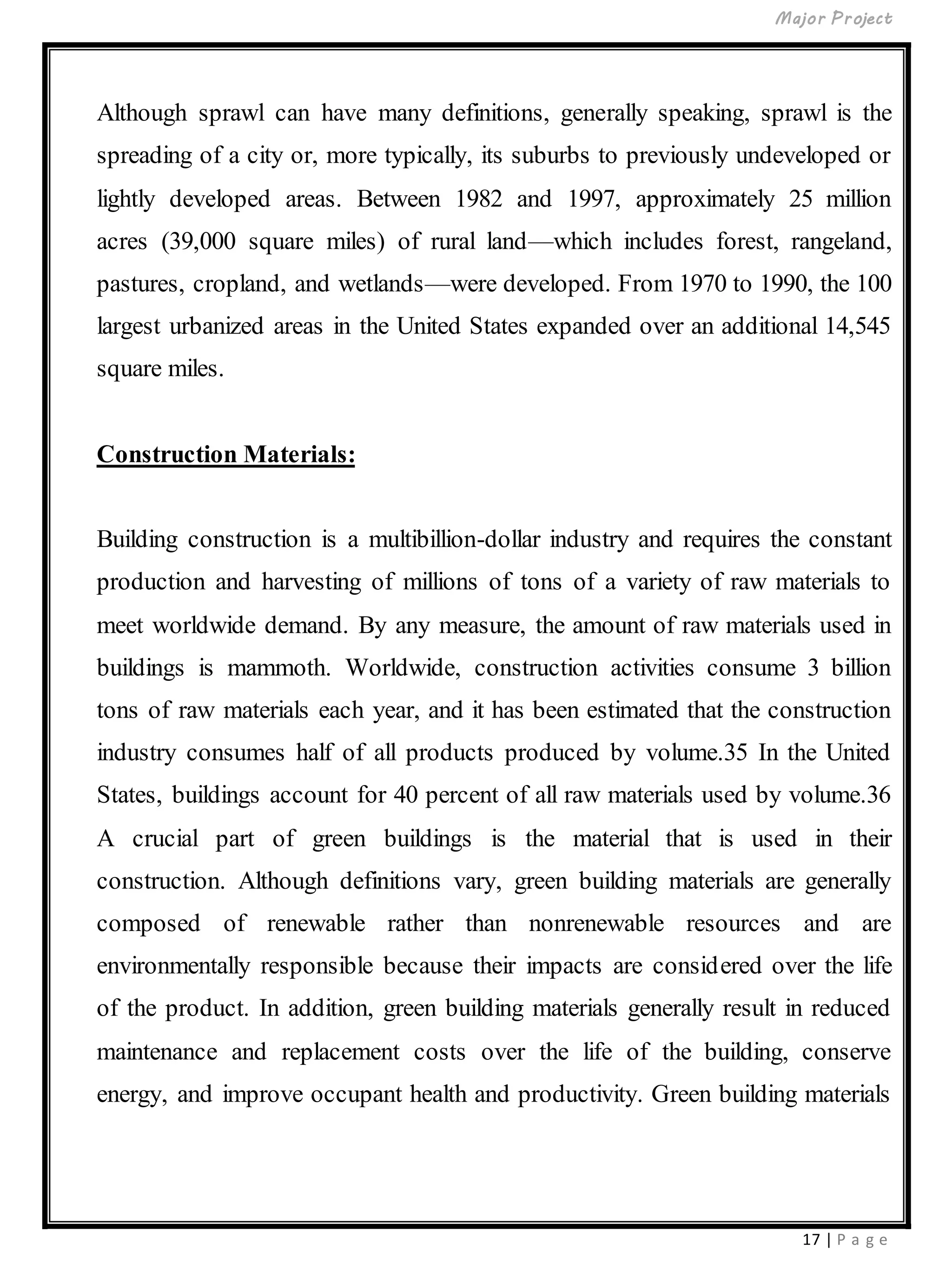 Green building vs conventional building | DOCX