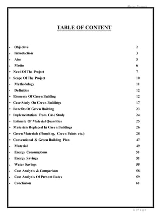 Green building vs conventional building | PDF