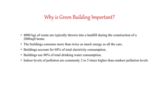 Green Building in India with Case Study | PPTX | Environmental Services ...
