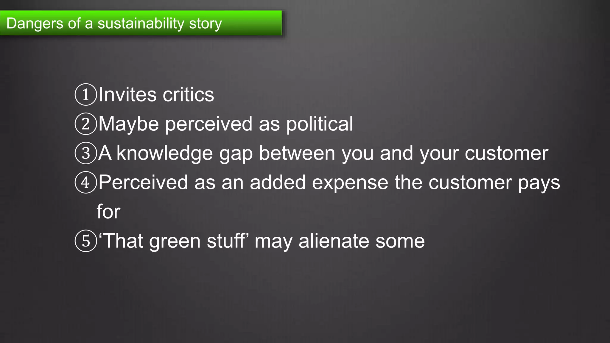 What’s Your Sustainability Story? The 10-step CSR formula | PPT