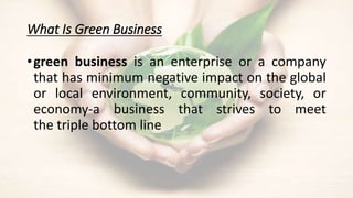 Green business | PPTX