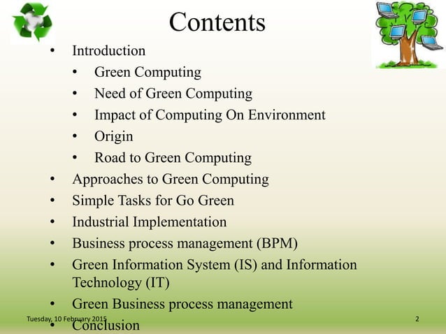 Green business process management ppt | PPTX