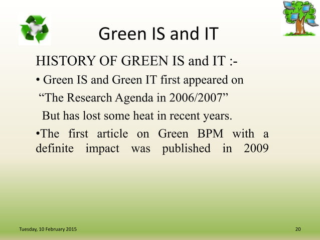 Green business process management ppt | PPTX