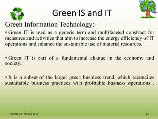 Green business process management ppt | PPTX