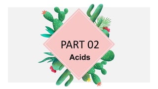 Acid base and salt class 10 science|| what are indicators | PPTX