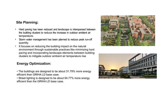 green campus case study.pptx DETAILED GREEN CAMPUS DESIGN STUDY | PPTX
