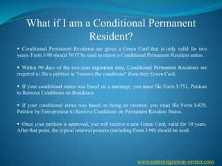 Green Card Renewal (Form I-90) | PPTX | Law