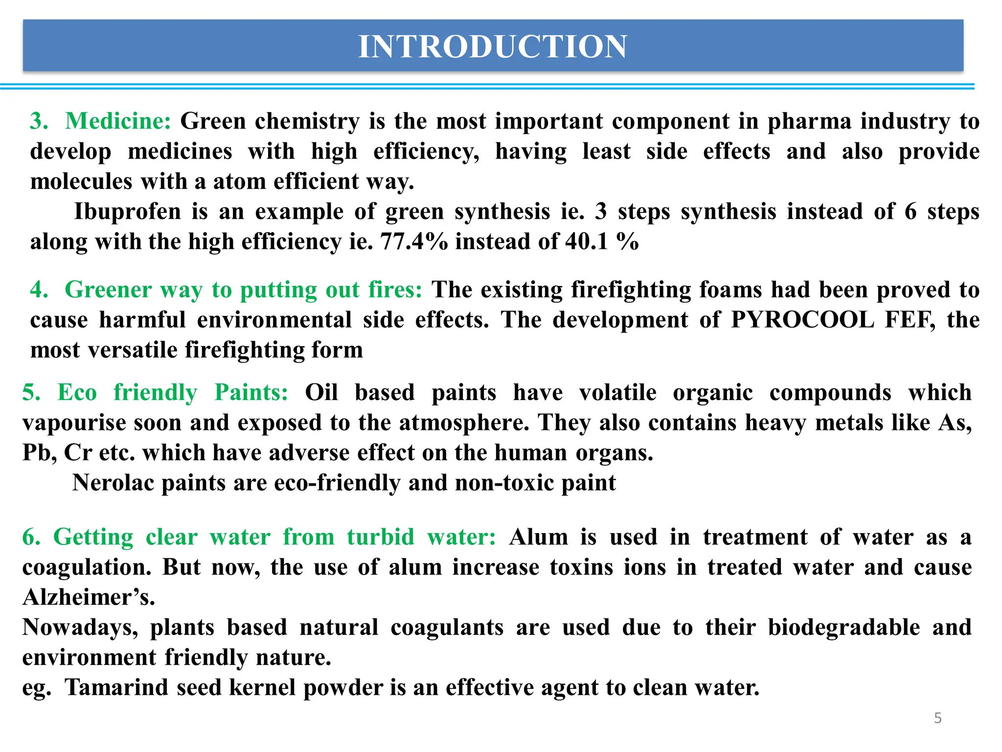 green chemistry 1st year B.tech {chemistry} | PDF