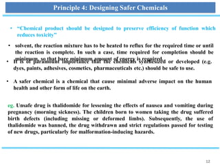 green chemistry 1st year B.tech {chemistry} | PDF