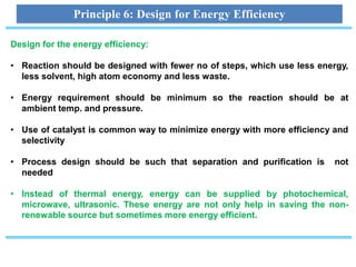 green chemistry 1st year B.tech {chemistry} | PDF