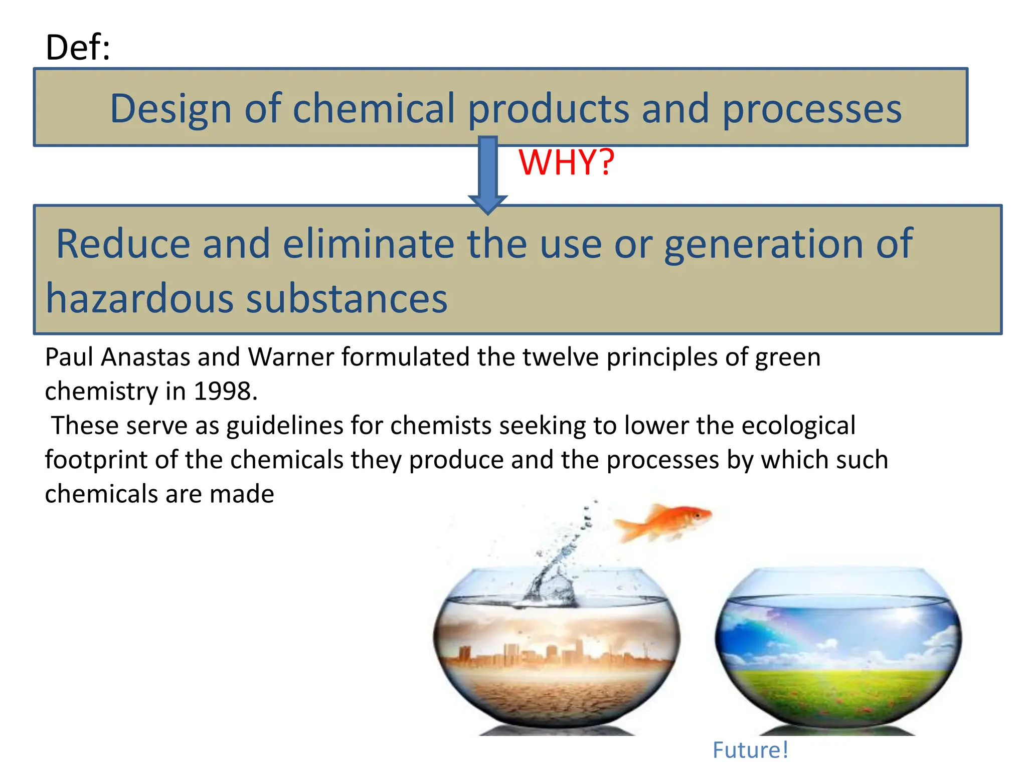 Green chemistry: Short intro of its 12 principles | PPTX