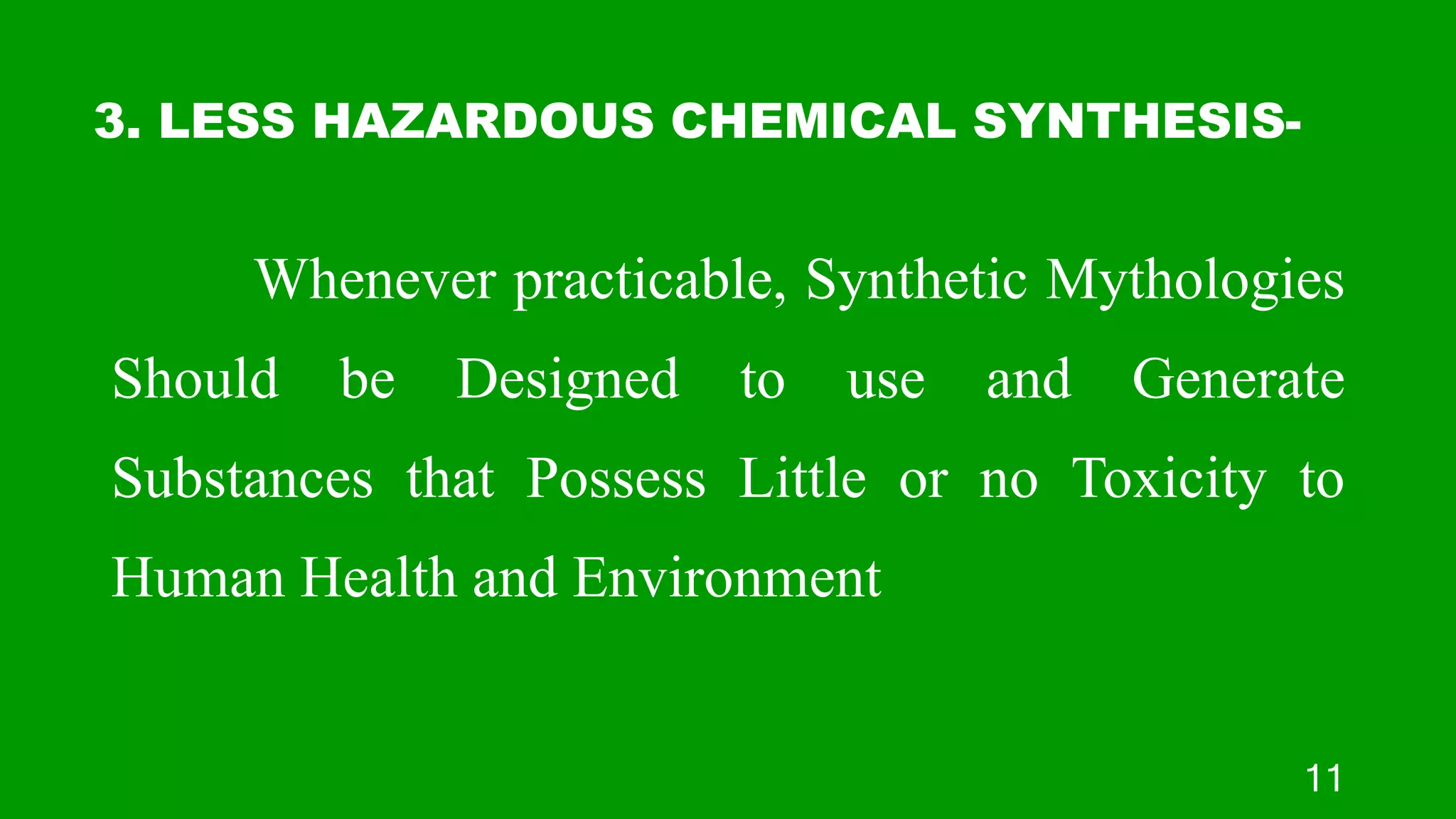 Green chemistry 1 | PPTX