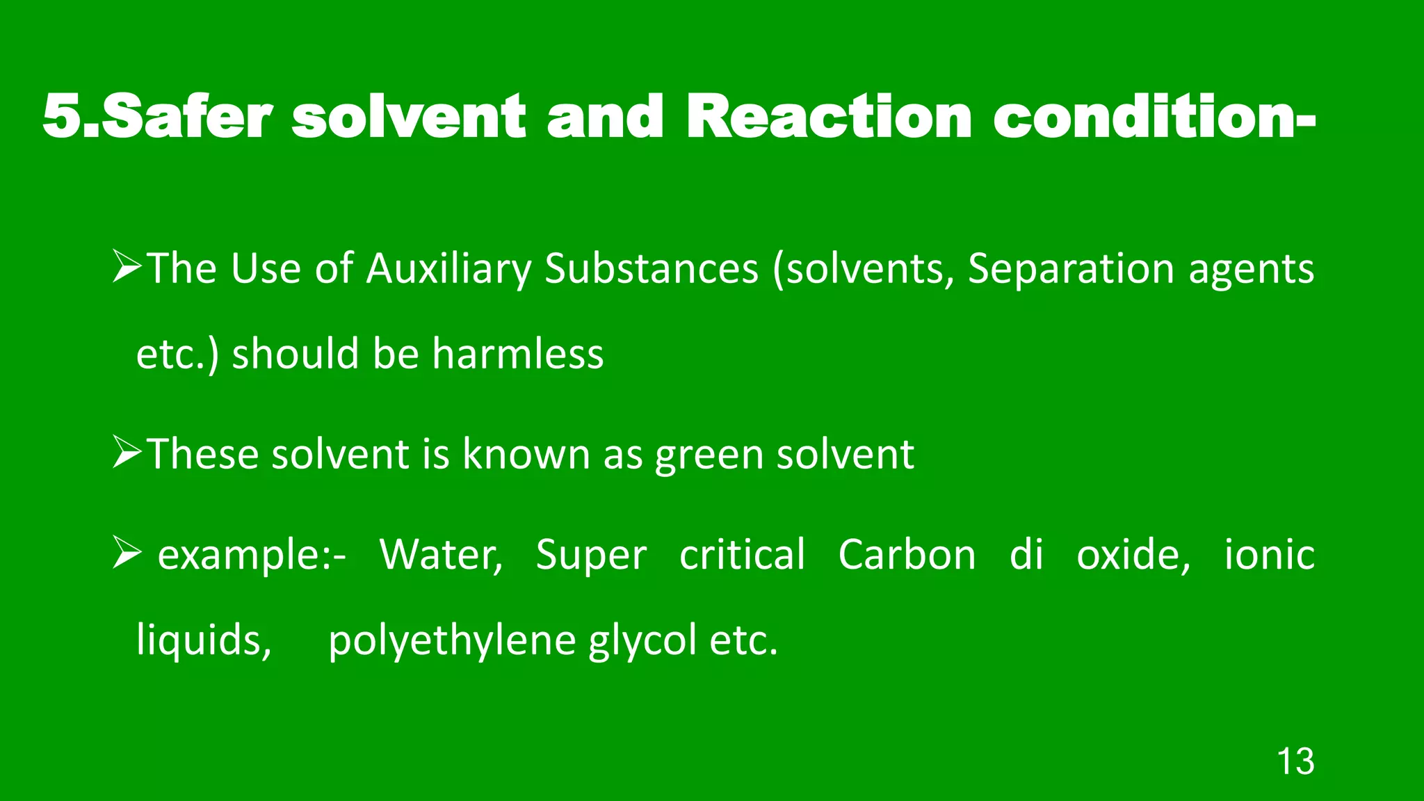 Green chemistry 1 | PPTX