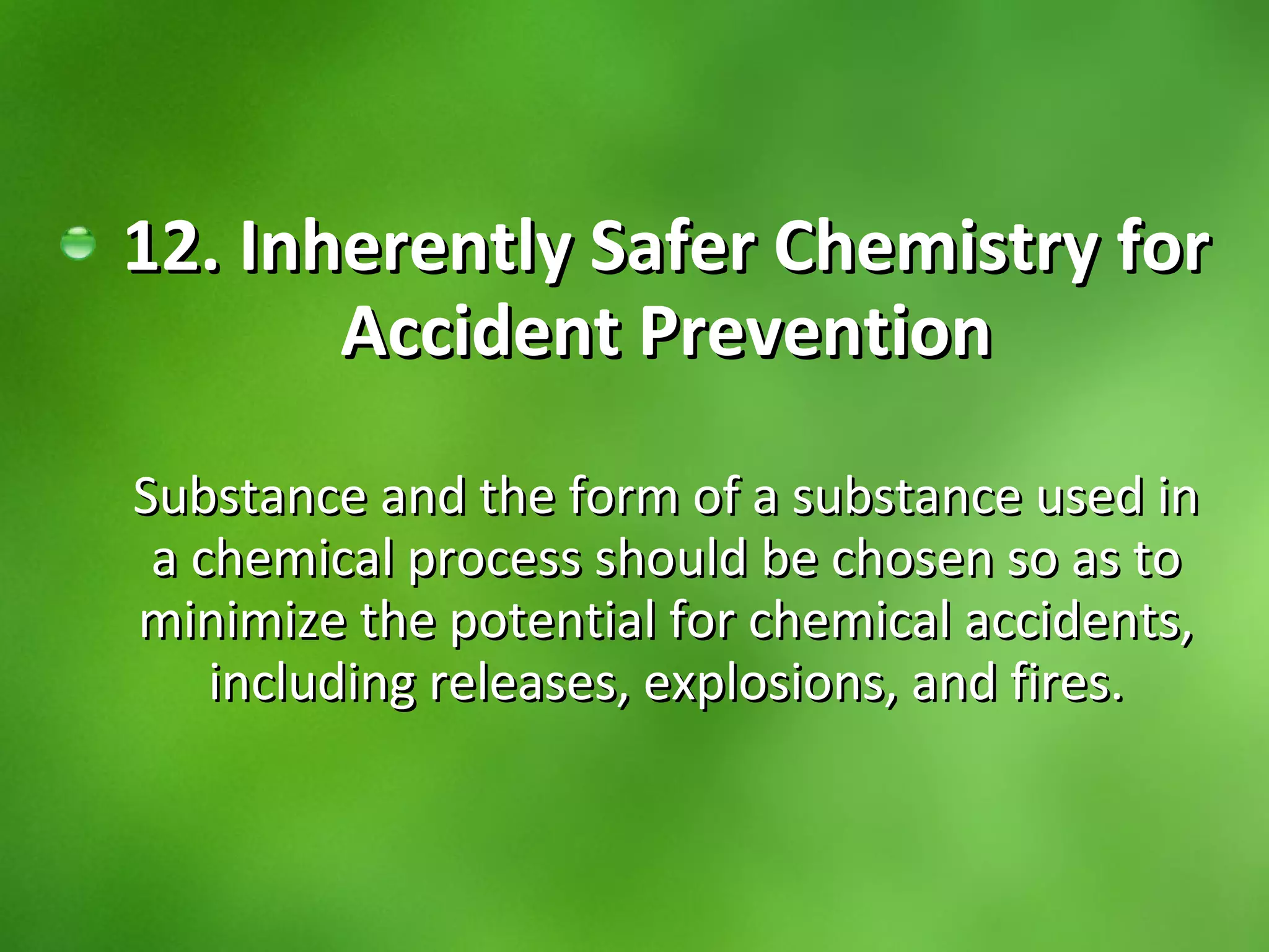 Green chemistry | PPT