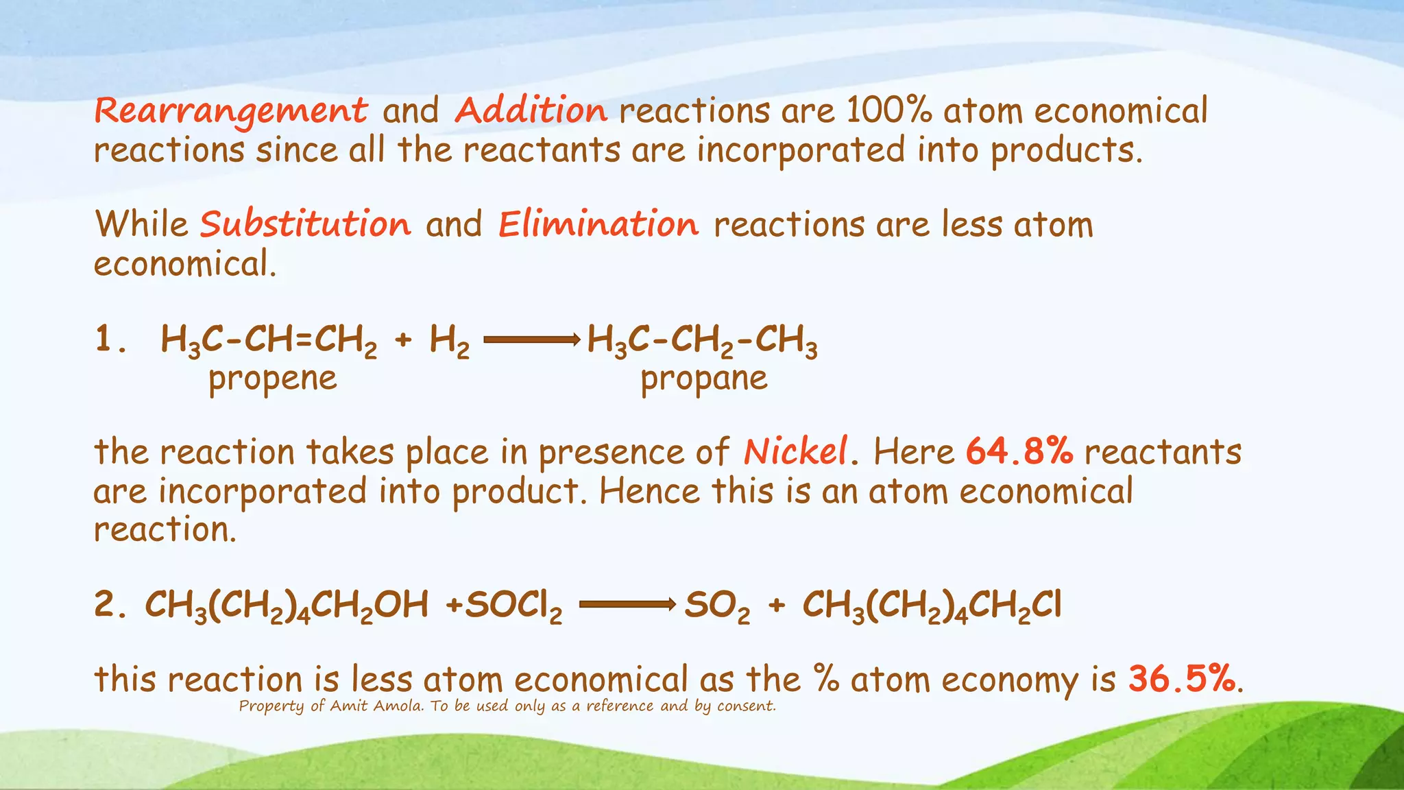 Green chemistry, Its Applications and Benefits | PDF
