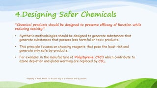 Green chemistry, Its Applications and Benefits | PDF