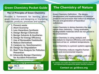 Green chemistry | PPTX