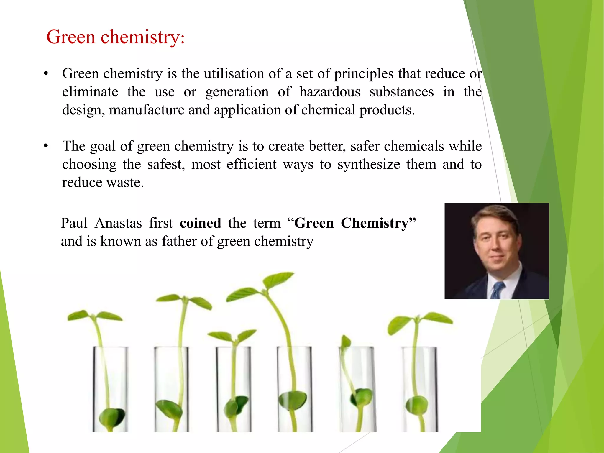 Green chemistry | PPTX