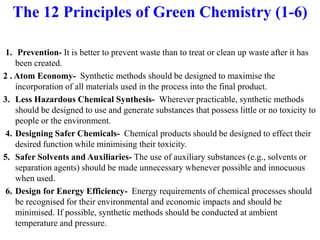 Green chemistry | PPT