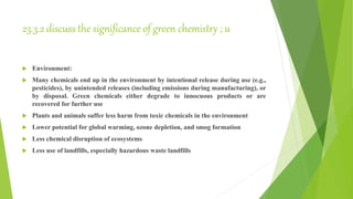 Green chemistry | PPTX