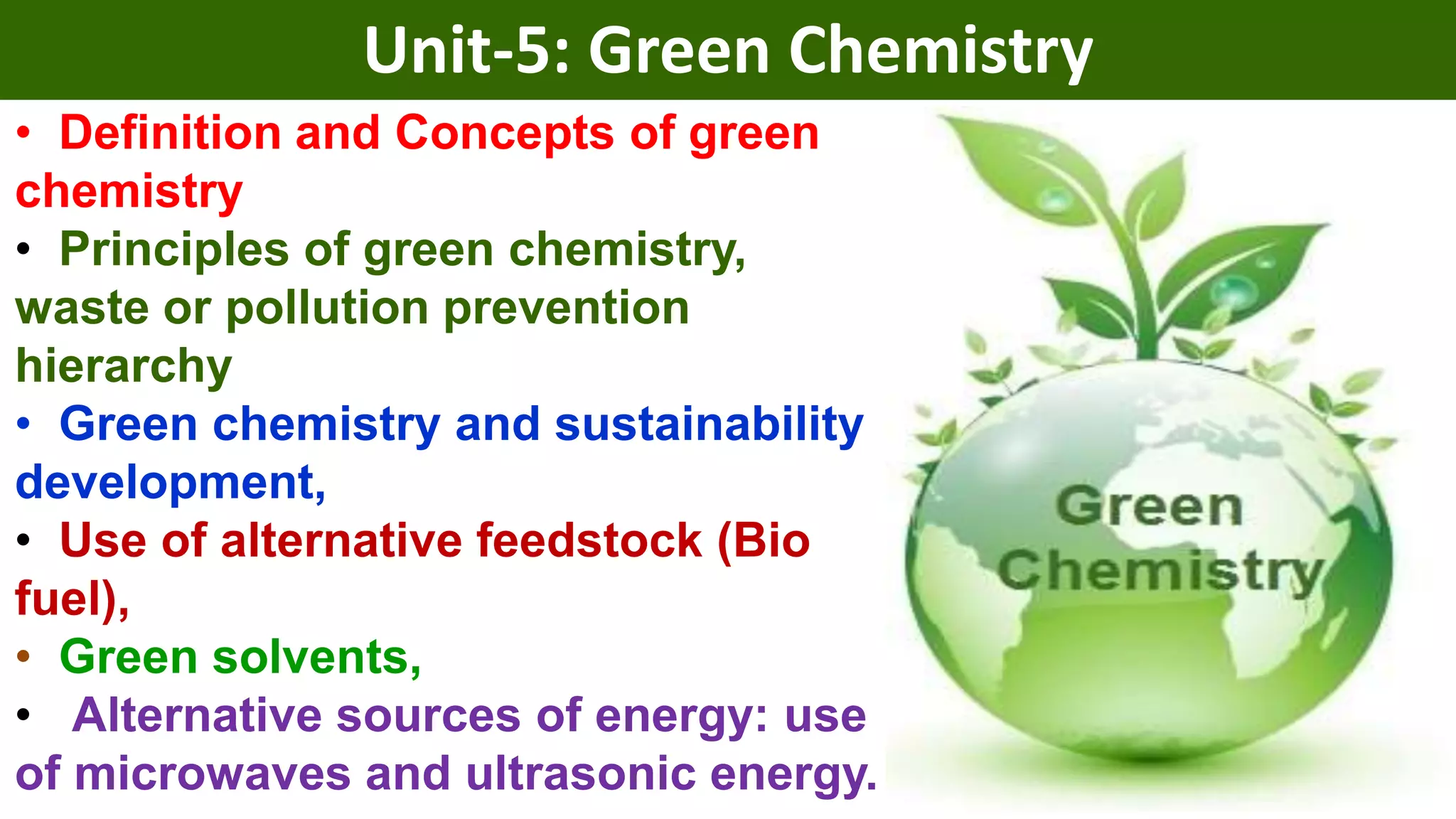 Green Chemistry | PPT