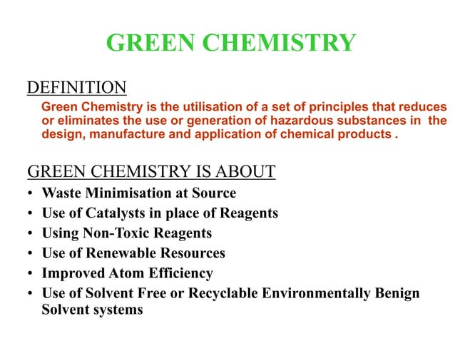 green chemistry.ppt