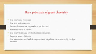green chemistry -.pptx | Science