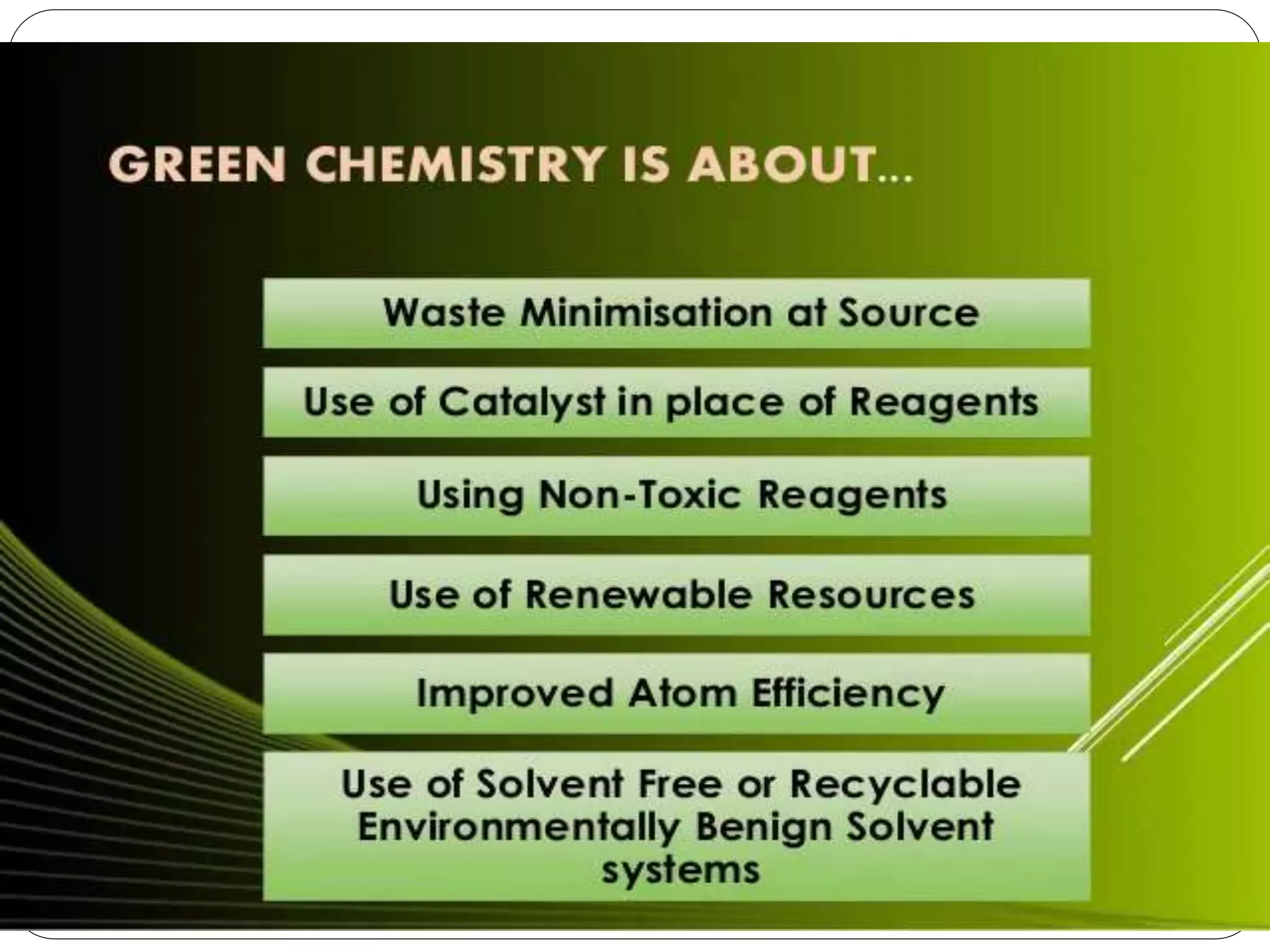GREEN CHEMISTRY -ppt (1).pptx | Chemistry | Science