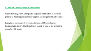 Green Chemistry Basic principles Mangalore University.pptx