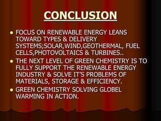 Green chemistry durga | PPSX