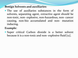 Green chemistry | PPTX | Chemistry | Science
