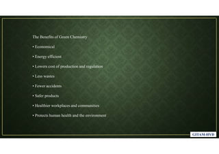 Green chemistry introduction pdf chemistry | PPT