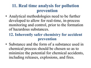 Green chemistry of Organic Chemistry | PPTX