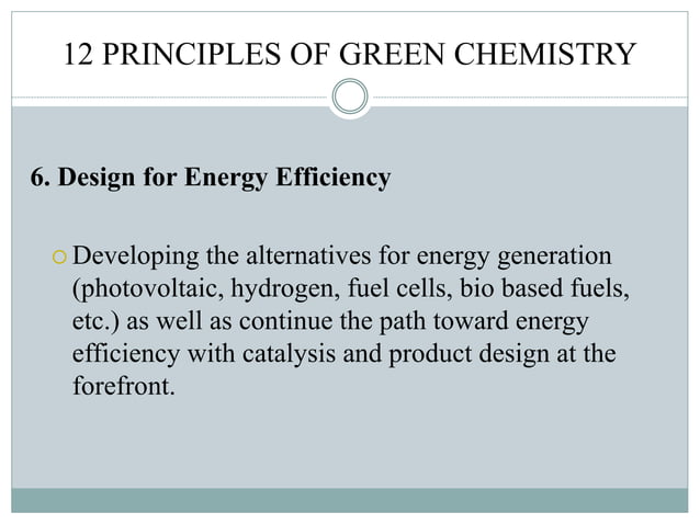 Green chemistry ppt jon | PPTX