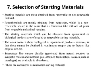 Principles of Green Chemistry and its uses | PPT