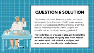 SCIENTIFIC METHOD EXERCISES.pptx | Biological Sciences | Science