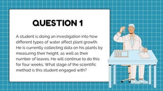 SCIENTIFIC METHOD EXERCISES.pptx | Biological Sciences | Science
