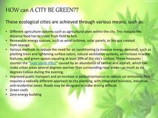 Green city | PPTX