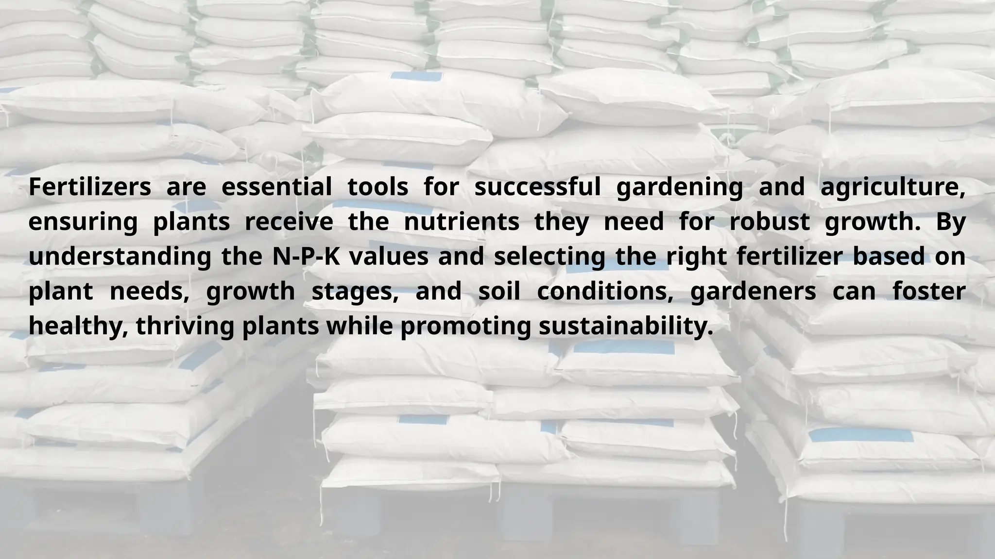 Understanding Fertilizer Numbers (N-P-K) | PPT