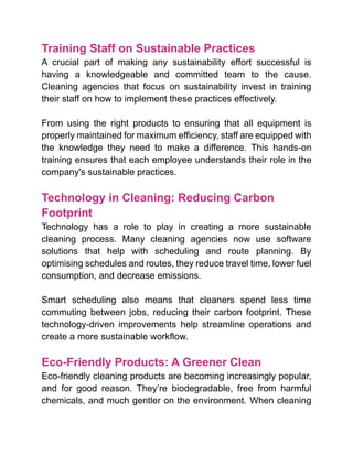 Green Cleaning-How Cleaning Agencies Are Shrinking Their Carbon ...