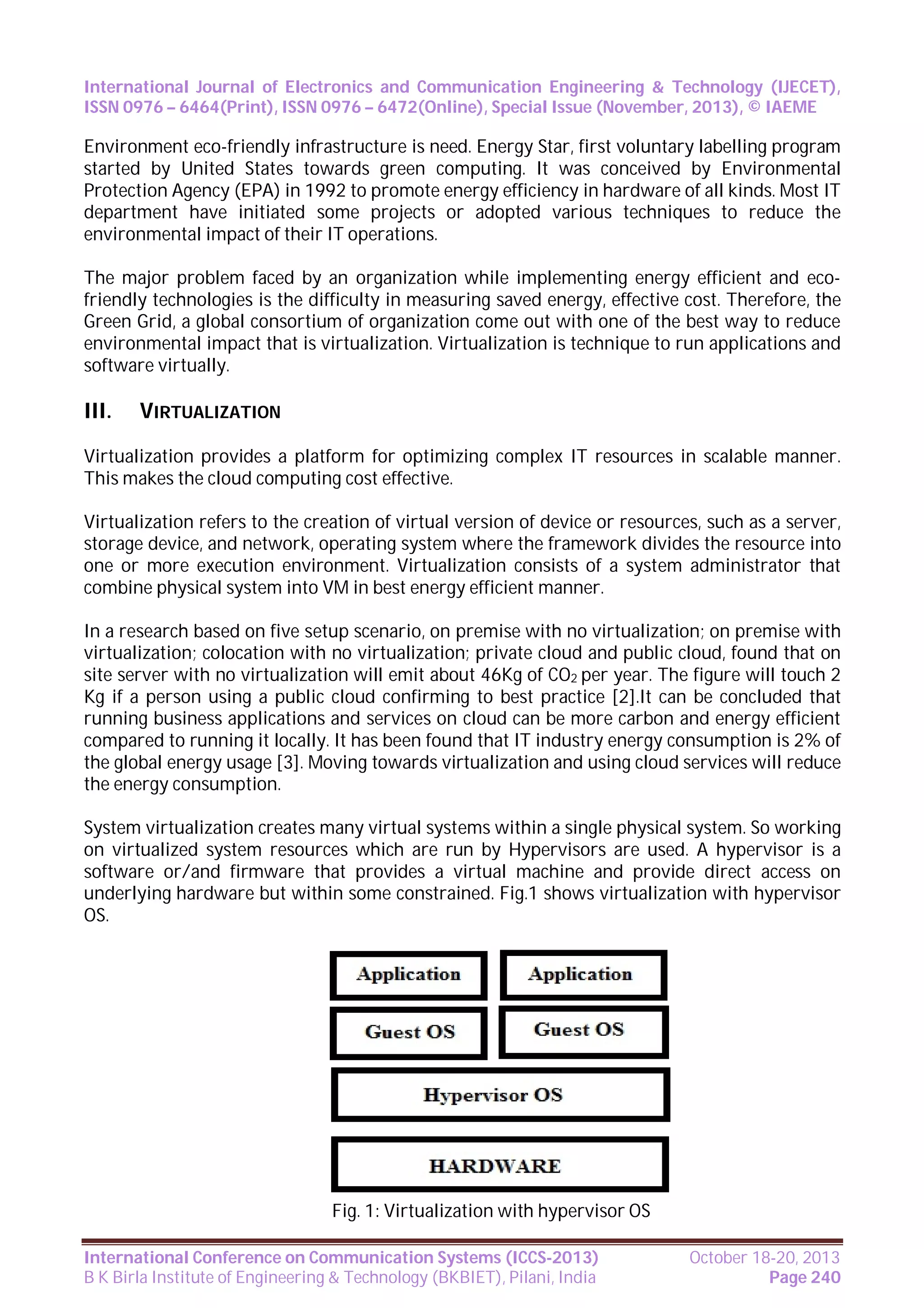 Green cloud computing | PDF