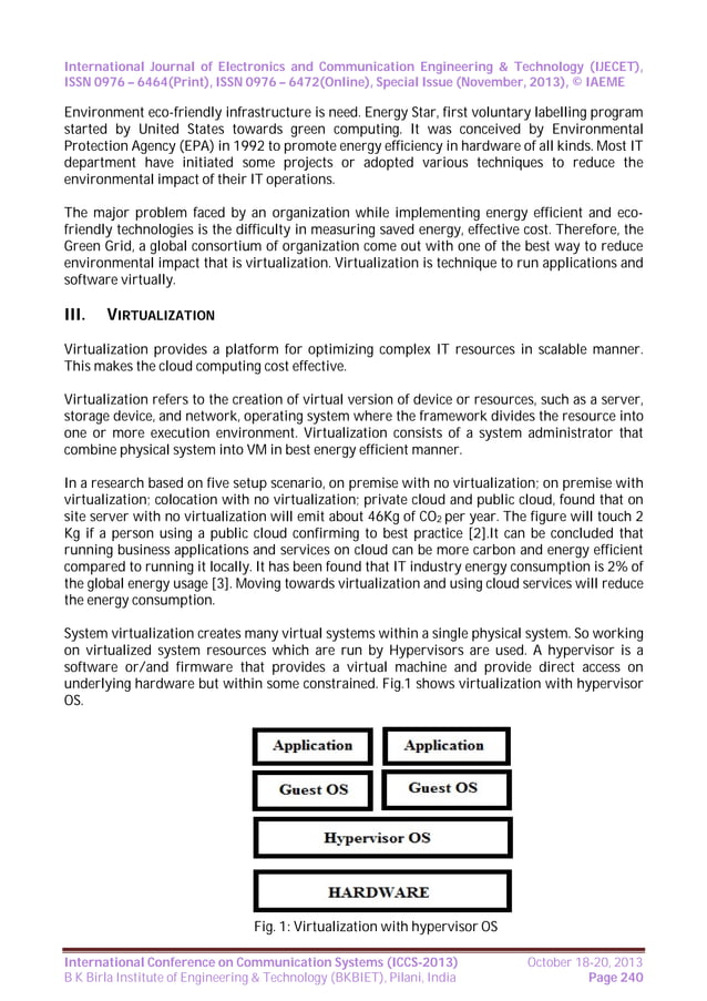 Green cloud computing | PDF