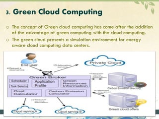 Green cloud computing | PPTX
