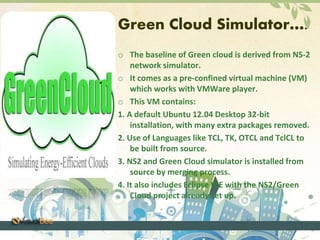 Green cloud computing | PPTX
