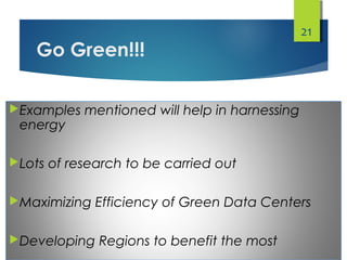 Green cloud computing | PPT