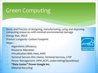 GREEN CLOUD COMPUTING-A Data Center Approach | PDF