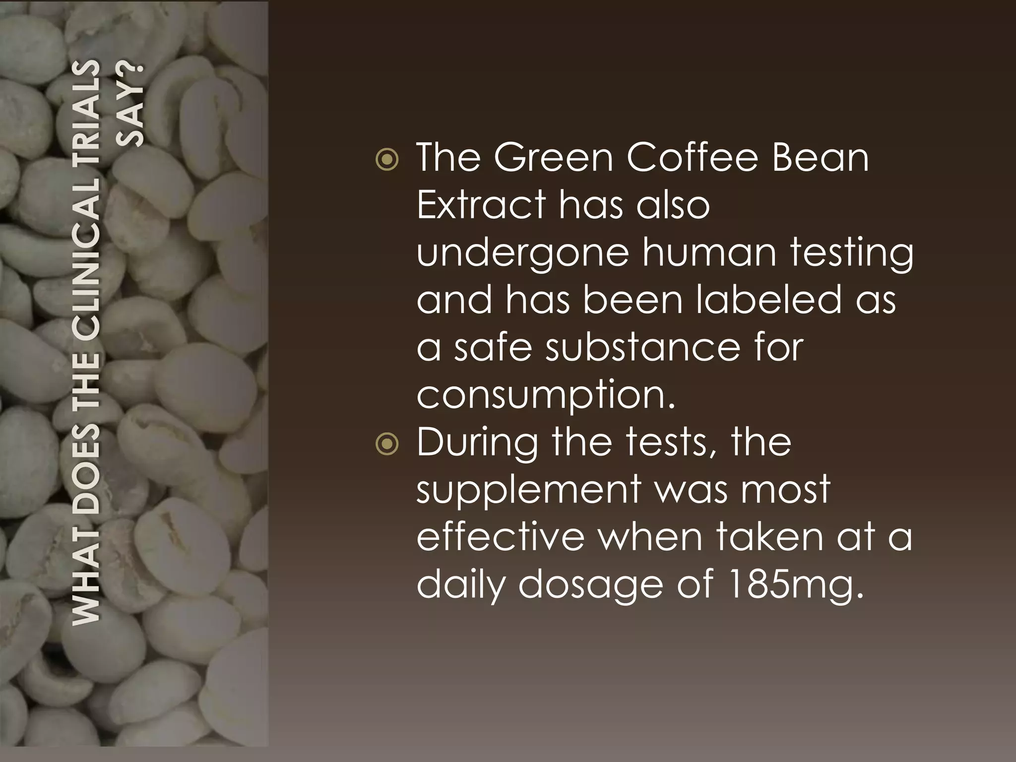 Green coffee bean | PPTX