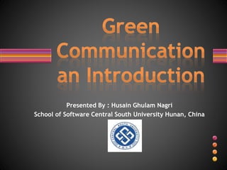 Green communication by GH NAGRI | PPTX