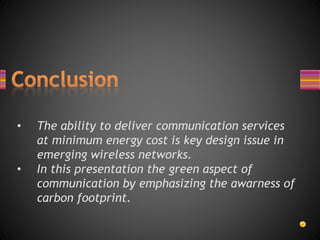 Green communication by GH NAGRI | PPTX