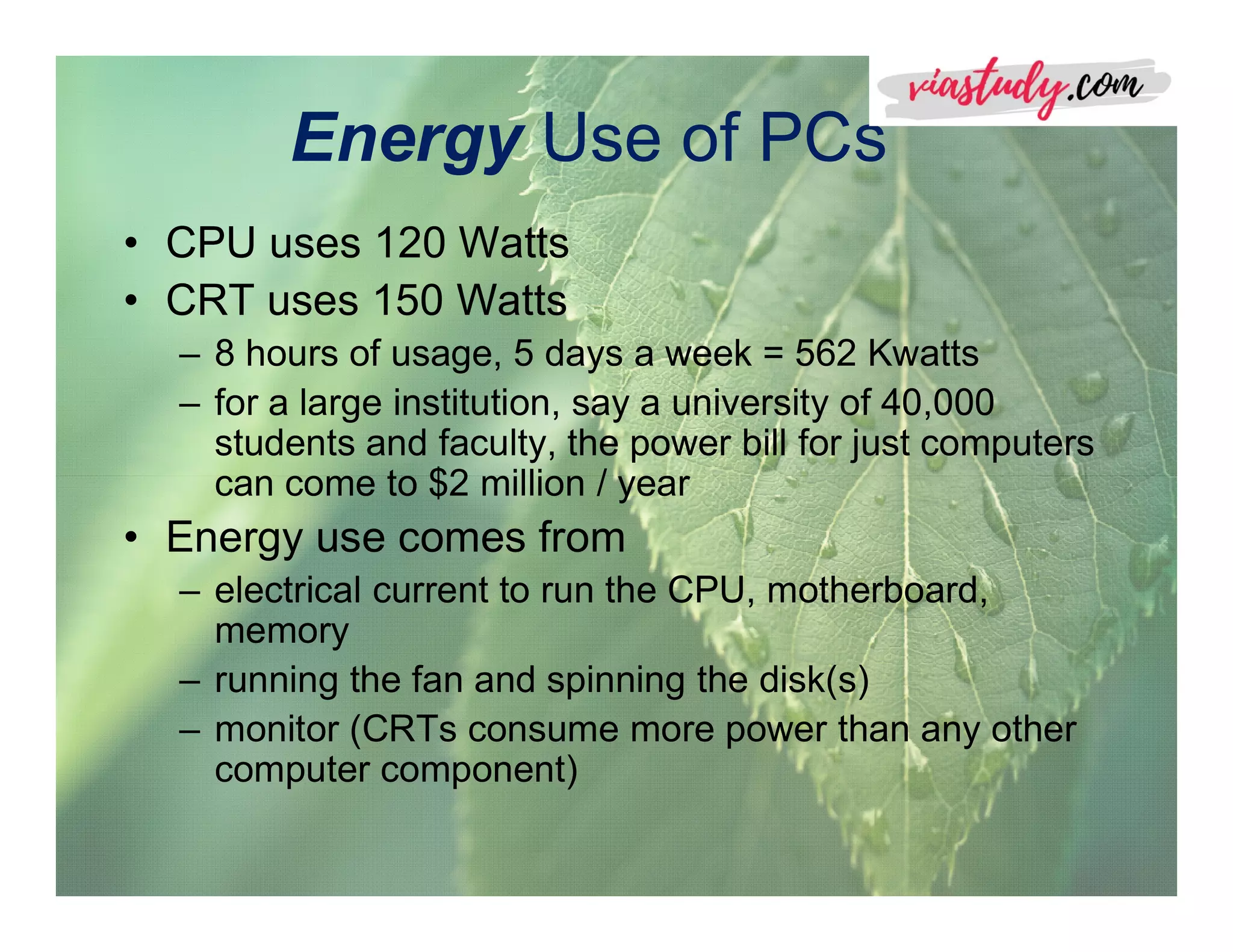 Green Computing By Durgesh Singh | PDF | Computing | Technology & Computing